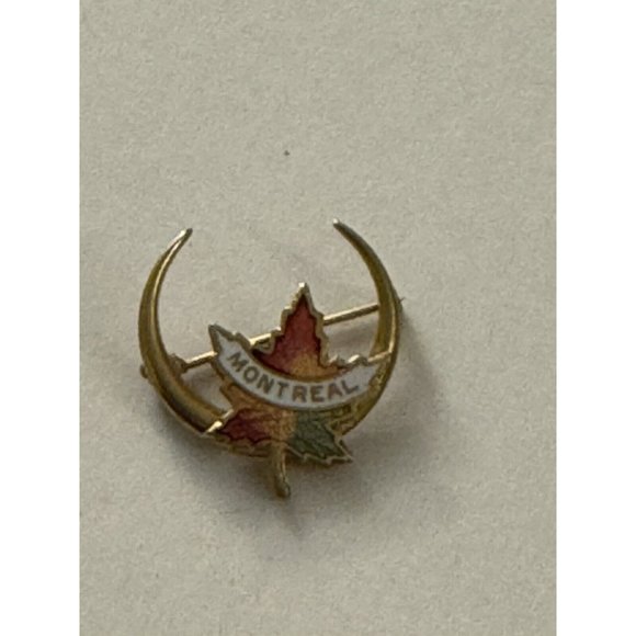 Jewelry | Vintage Montreal Canada Maple Leaf Pin D8 | Poshmark